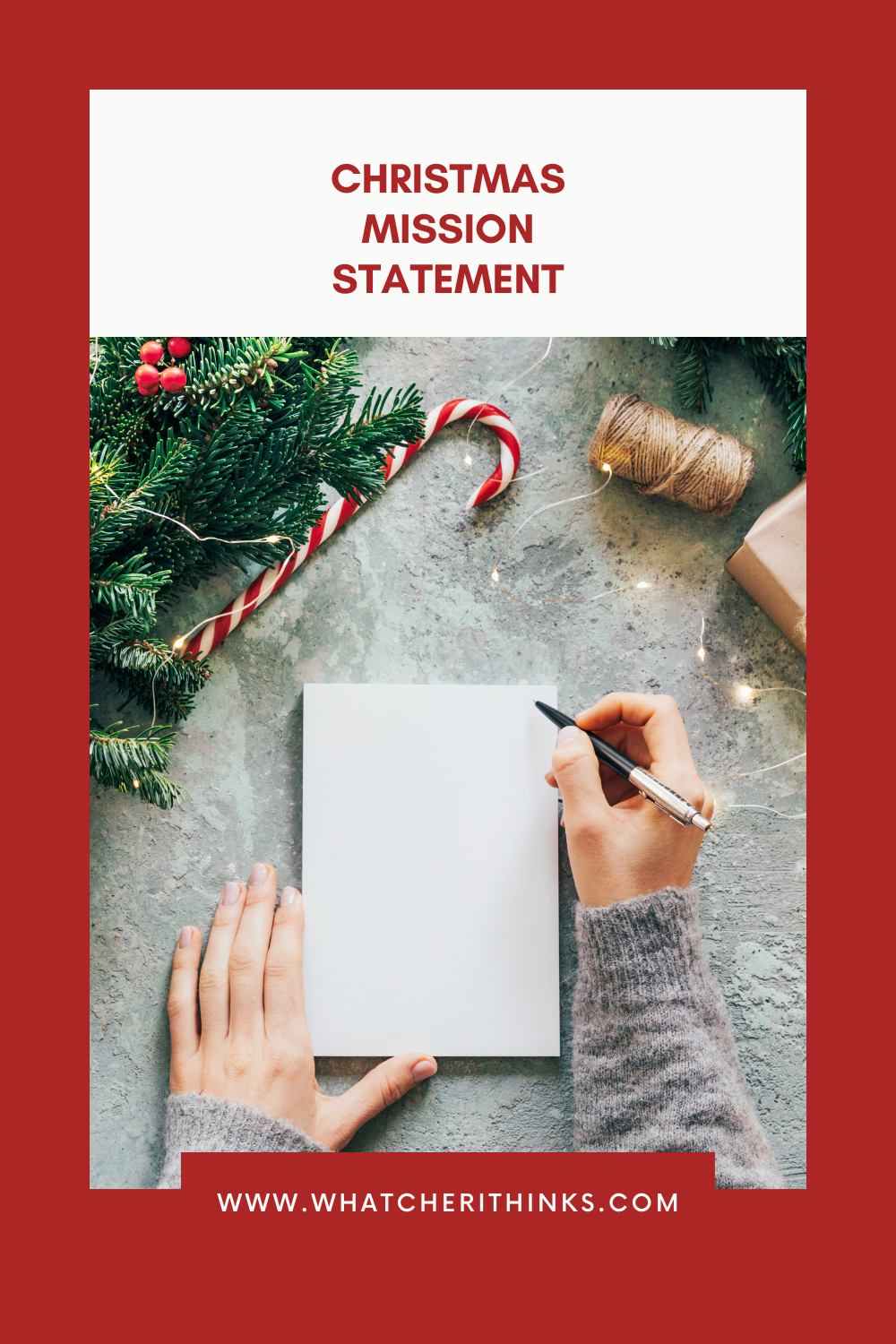 Crafting a Christmas Mission Statement